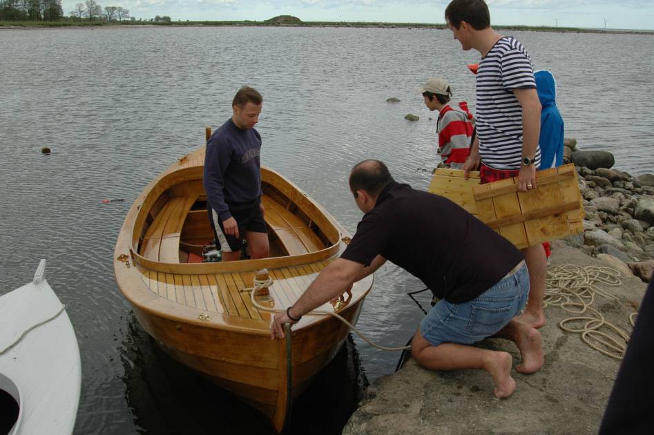 Then it's time to get into the water...